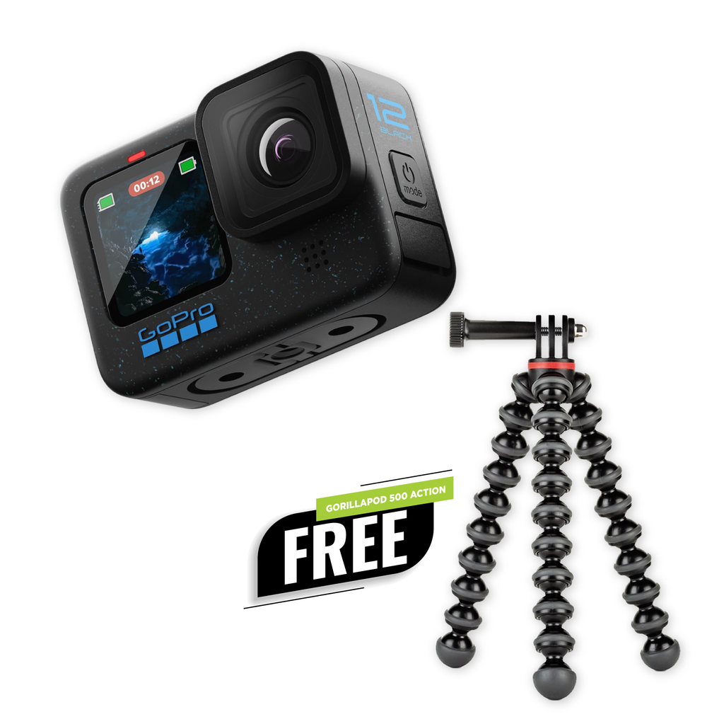 Go Pro12+Joby GorillaPod 500 Action Combo – Srishti Digilife Pvt Ltd