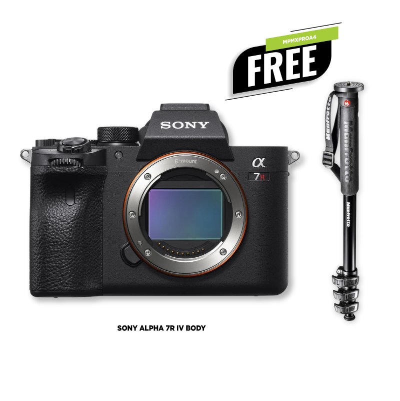 Sony Alpha 7R IV Full Frame Mirrorless Camera + Manfrotto Xpro Photo M ...